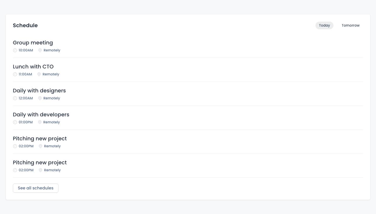 Tailwind Tables Components in Flex library