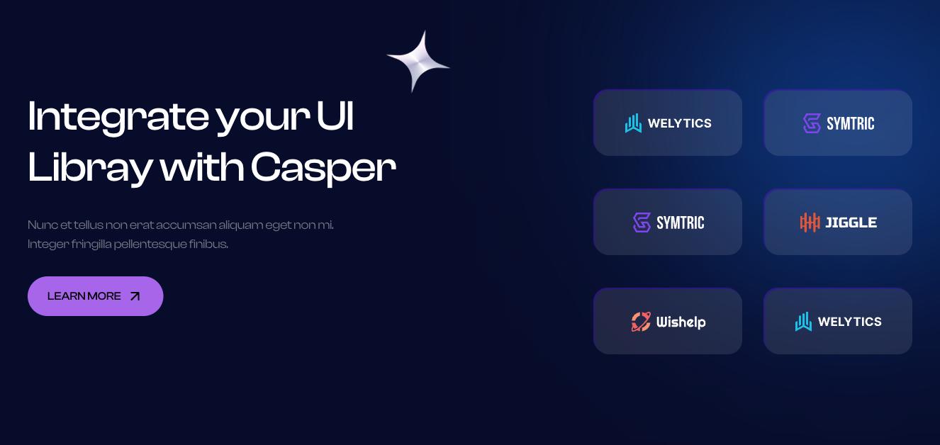 Tailwind Logo clouds Components in Casper library