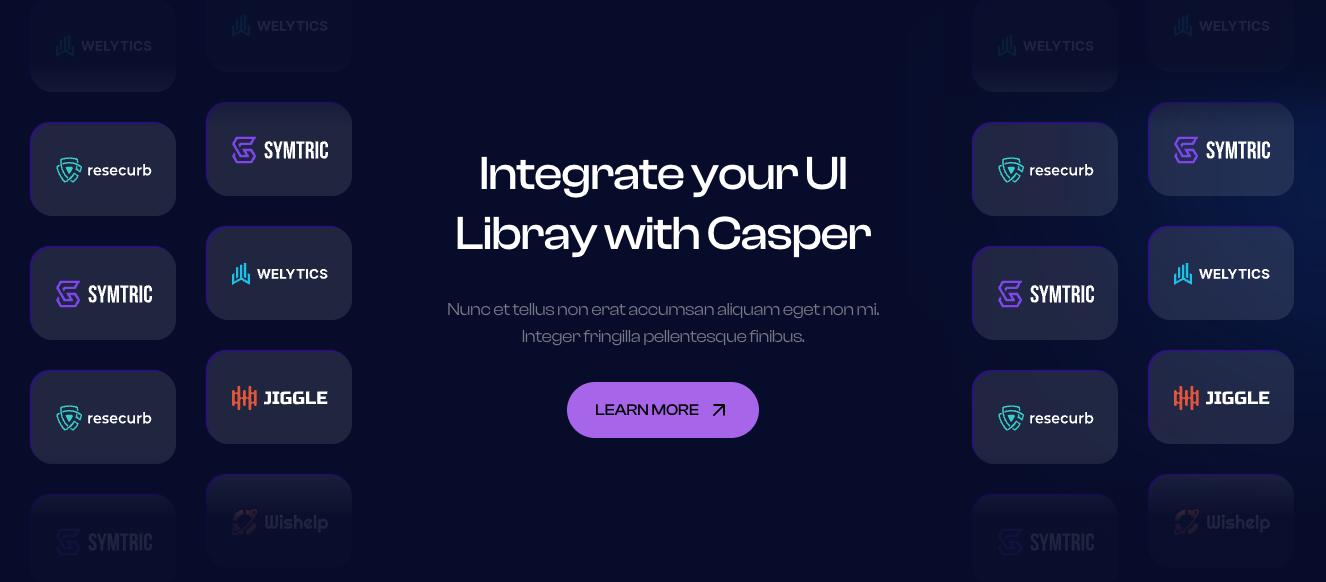Tailwind Logo clouds Components in Casper library