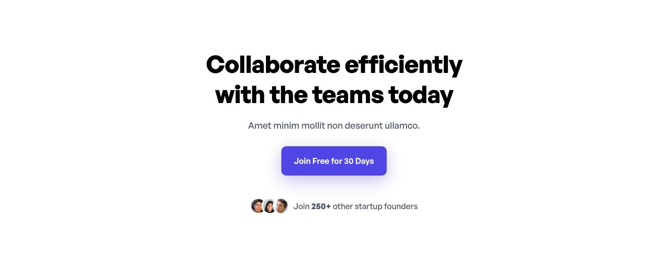 Tailwind Call to action Components